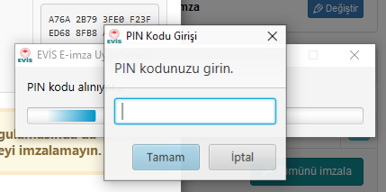 Belge İmzalama · EVİS Kullanım Kılavuzu · T.C. Tarım ve Orman Bakanlığı Şeker Dairesi Başkanlığı